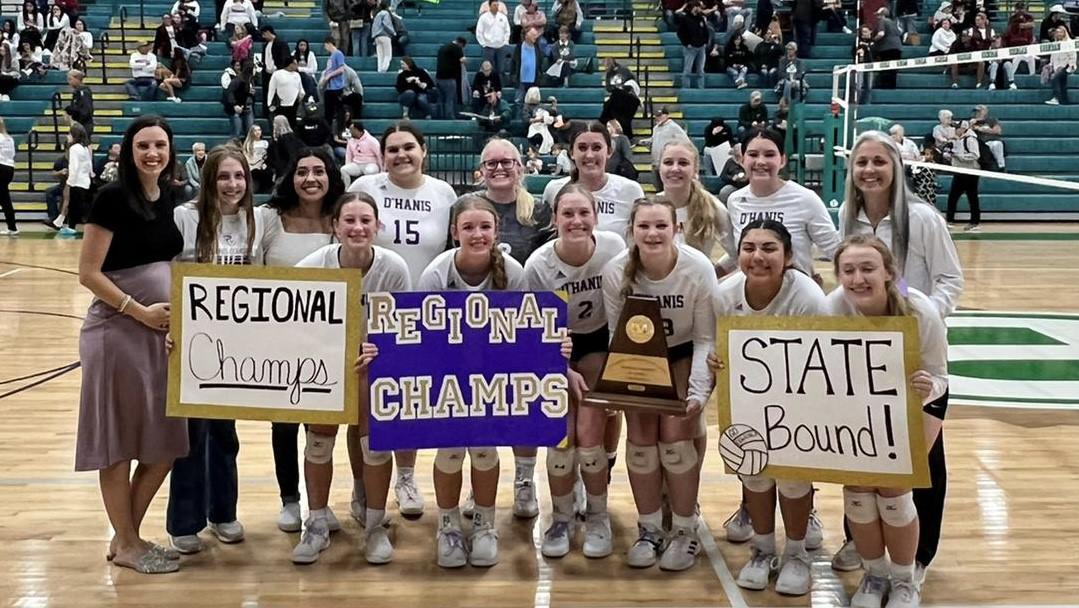 Disappointment fuels D’Hanis’ state volleyball run