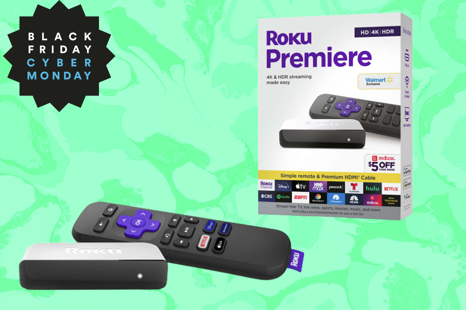 Get a Roku Premiere for 50% off at Walmart today