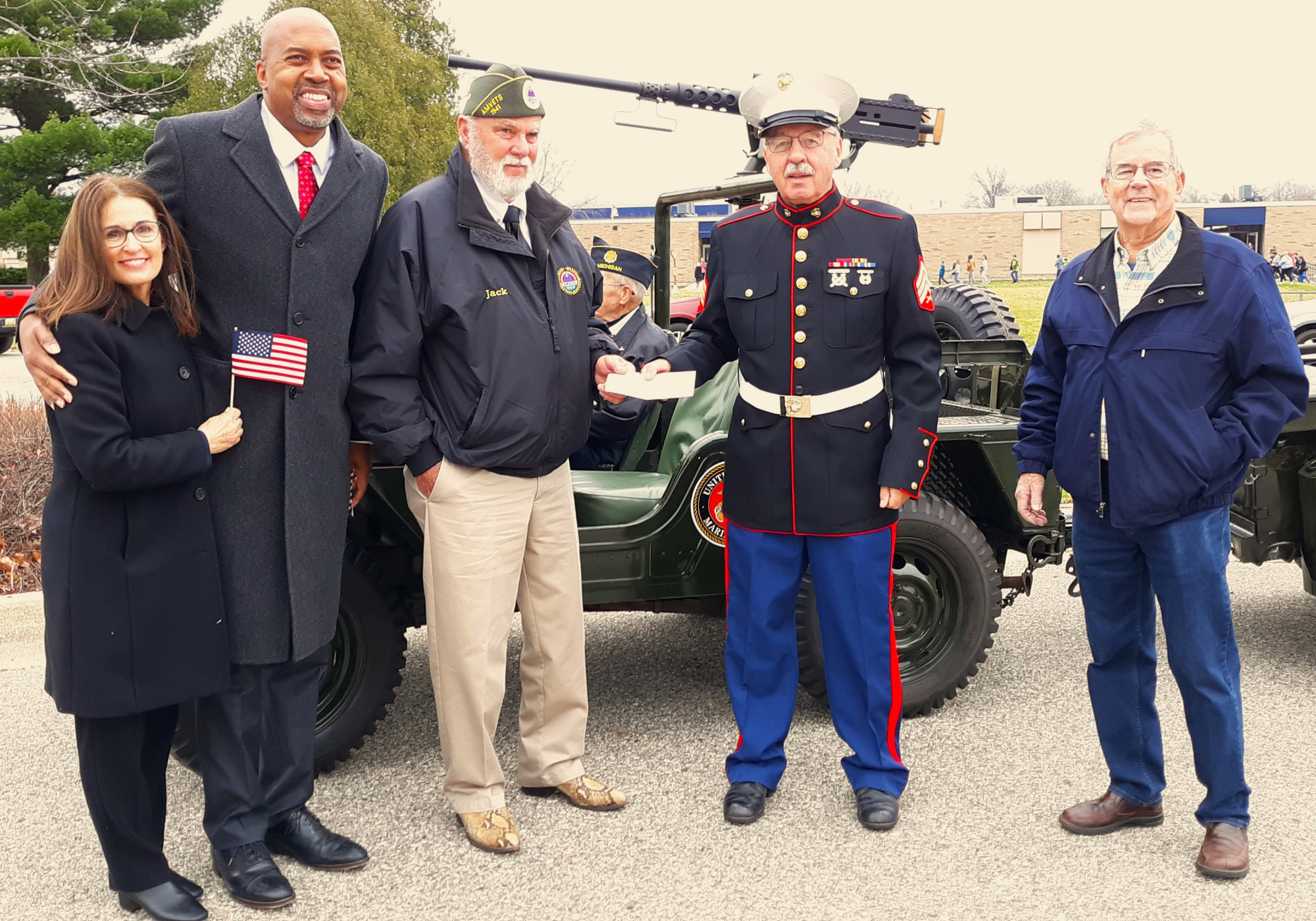 River Valley Car Club donates $1,500 to AMVETS Post 1941