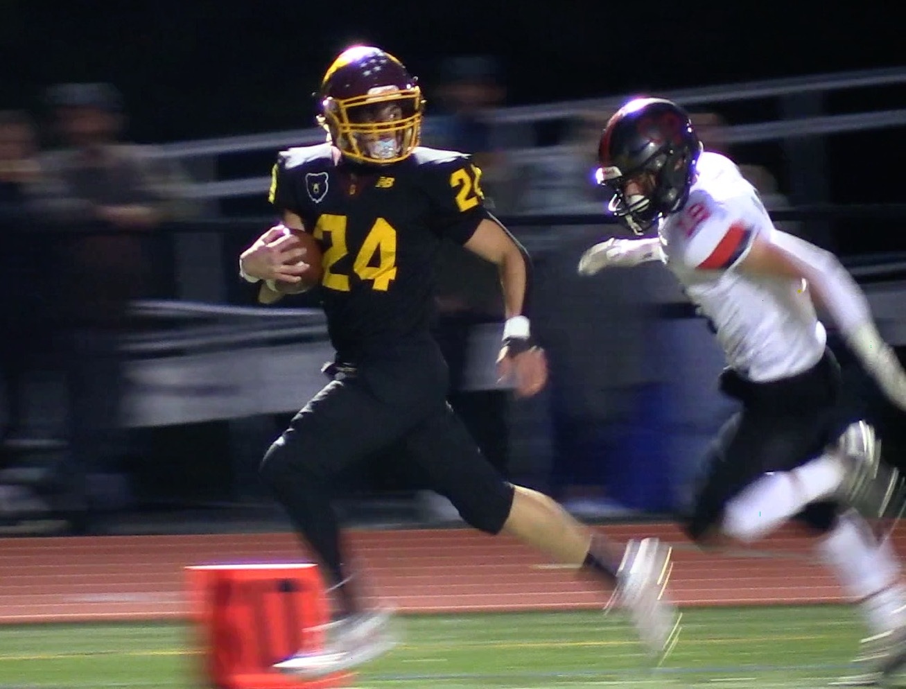 Granby/Canton's Luke Maher has set CT record for fumble TD returns.