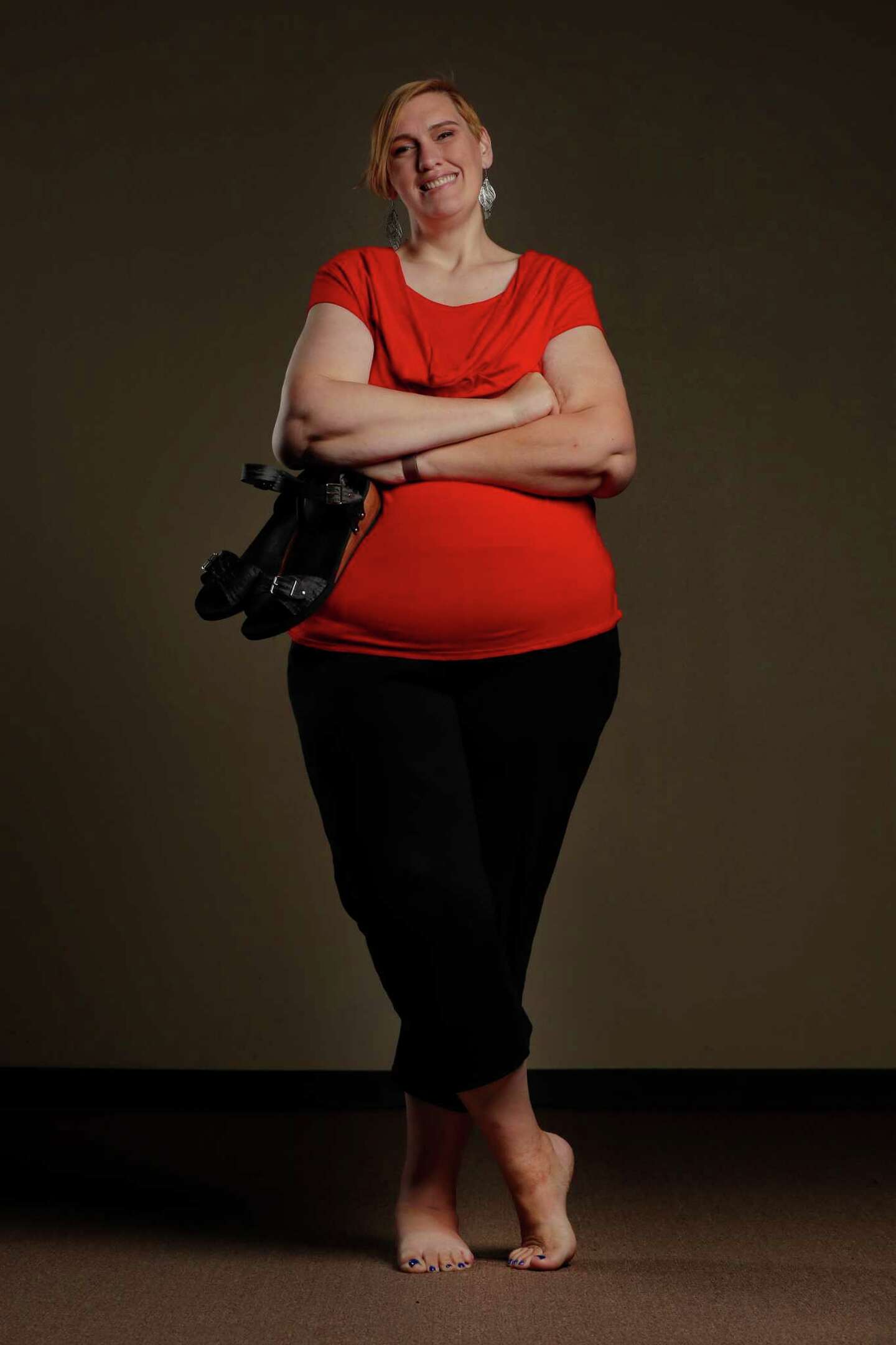 Houston woman breaks world record for world's largest feet