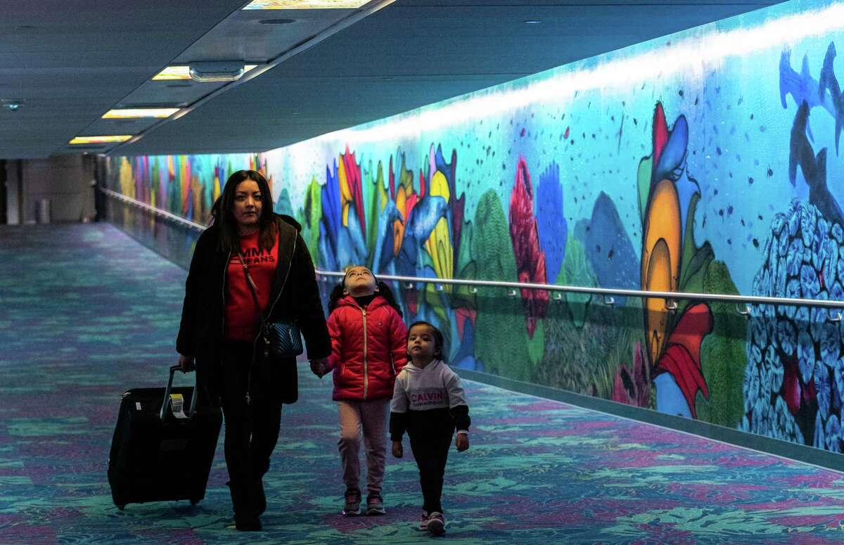 Holiday travelers at Houston's IAH airport will find themselves ...