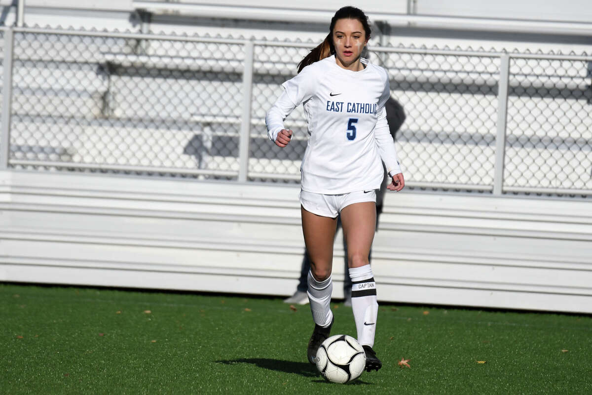 Lyman Memorial vs East Catholic CIAC ClassS girls soccer championship game.