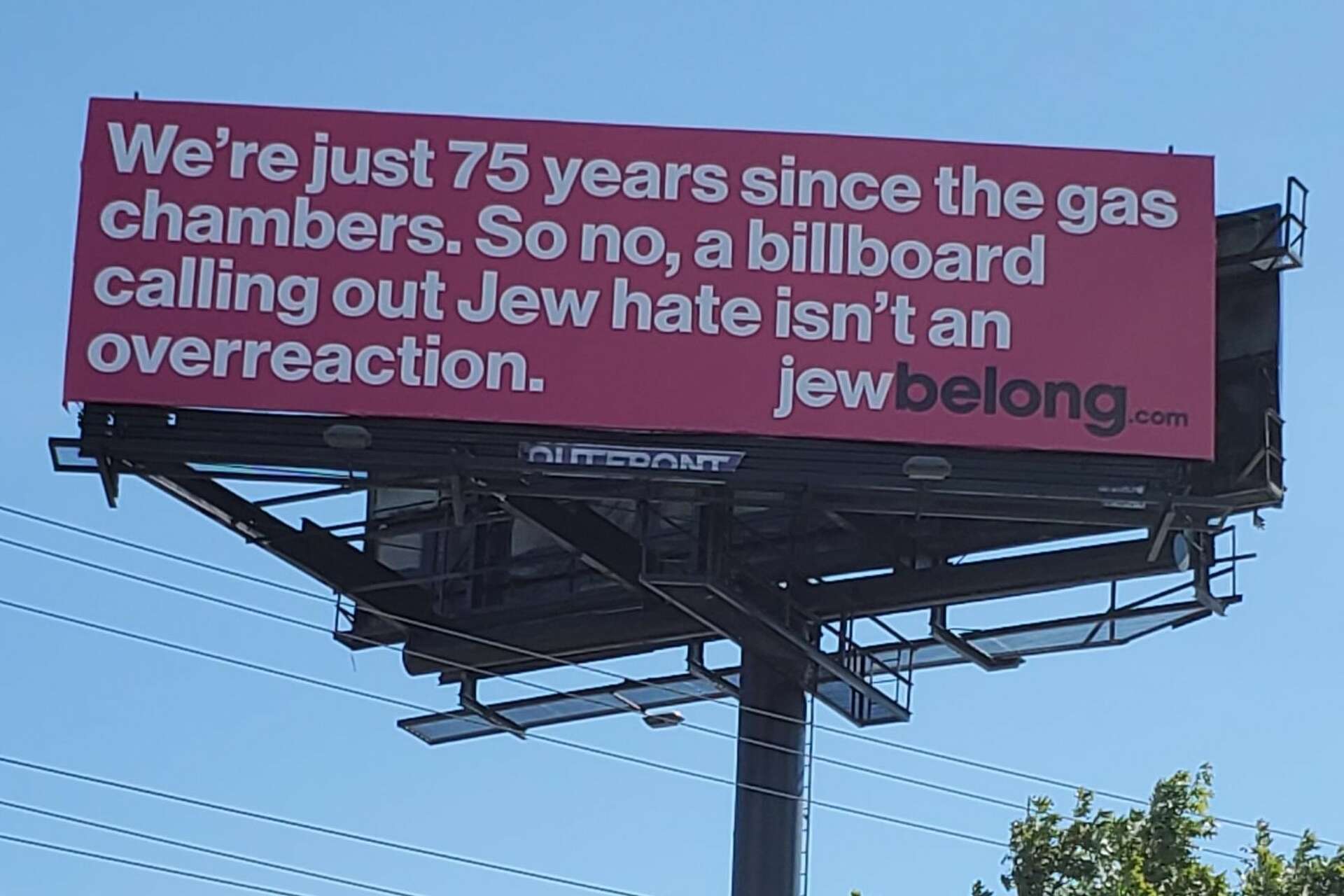 JewBelong billboards in San Antonio call for end of antisemitism