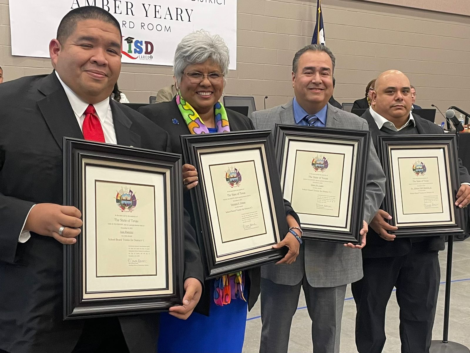 LISD's new trustees welcomed in with swearing-in ceremony