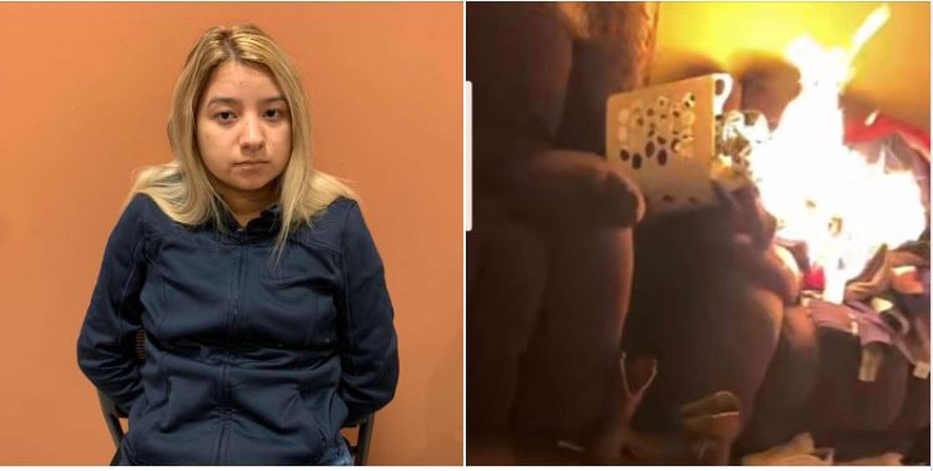 After woman allegedly burns home, ex-boyfriend starts GoFundMe