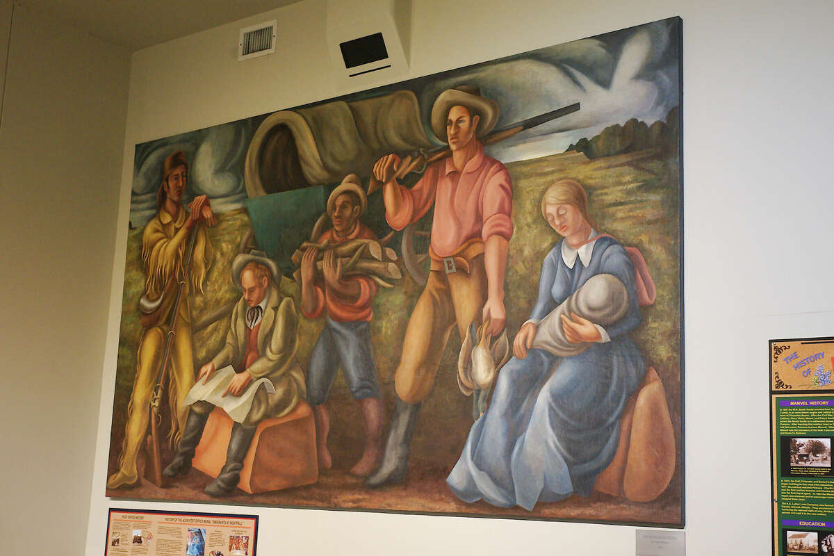 13 works to see on the Alvin art trail, from a New Deal mural to tree ...