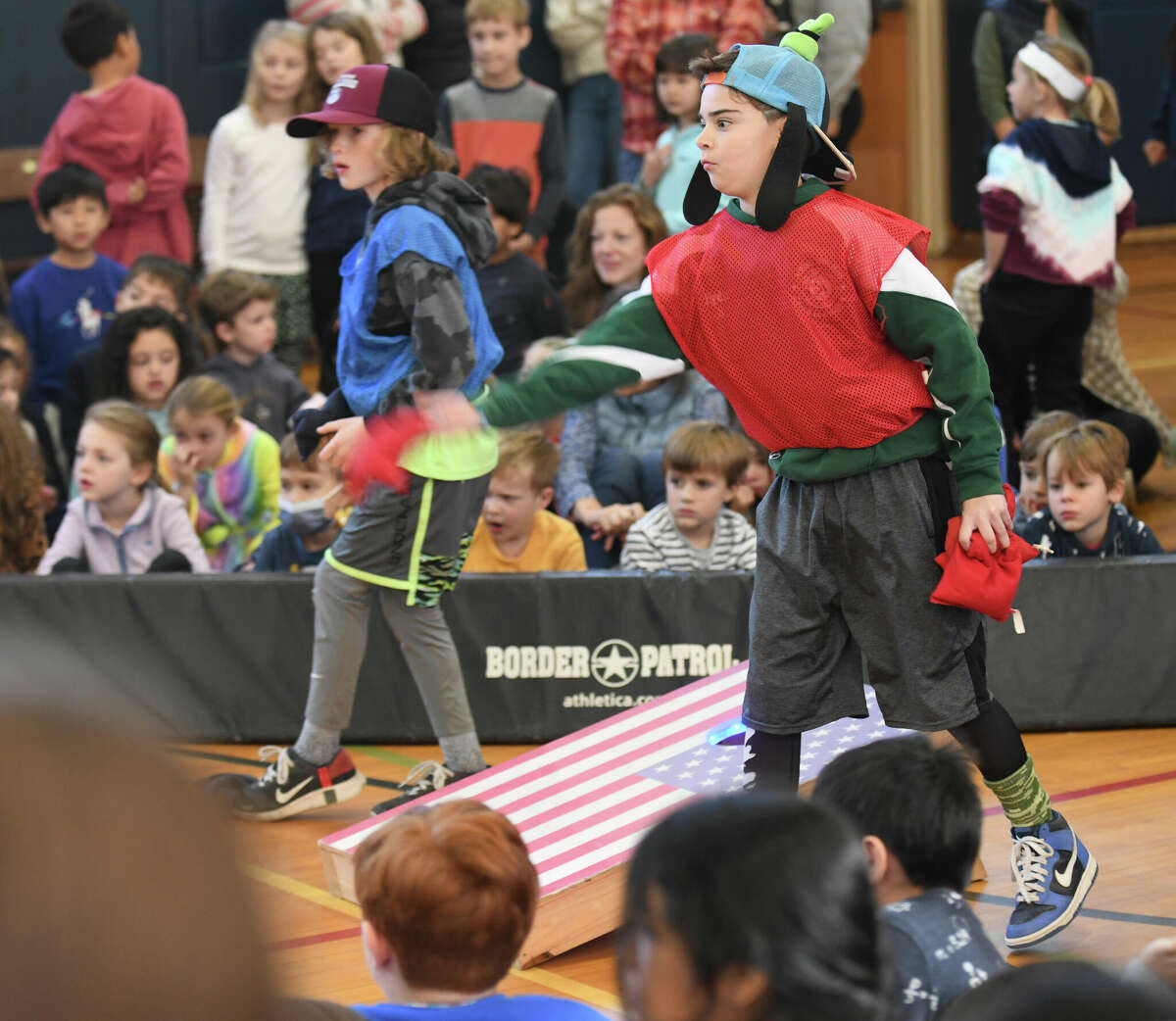 Greenwich students 'slime' principal, teachers for charity