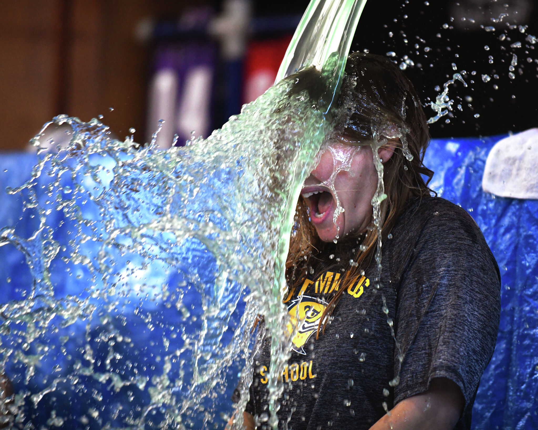 Greenwich students 'slime' principal, teachers for charity