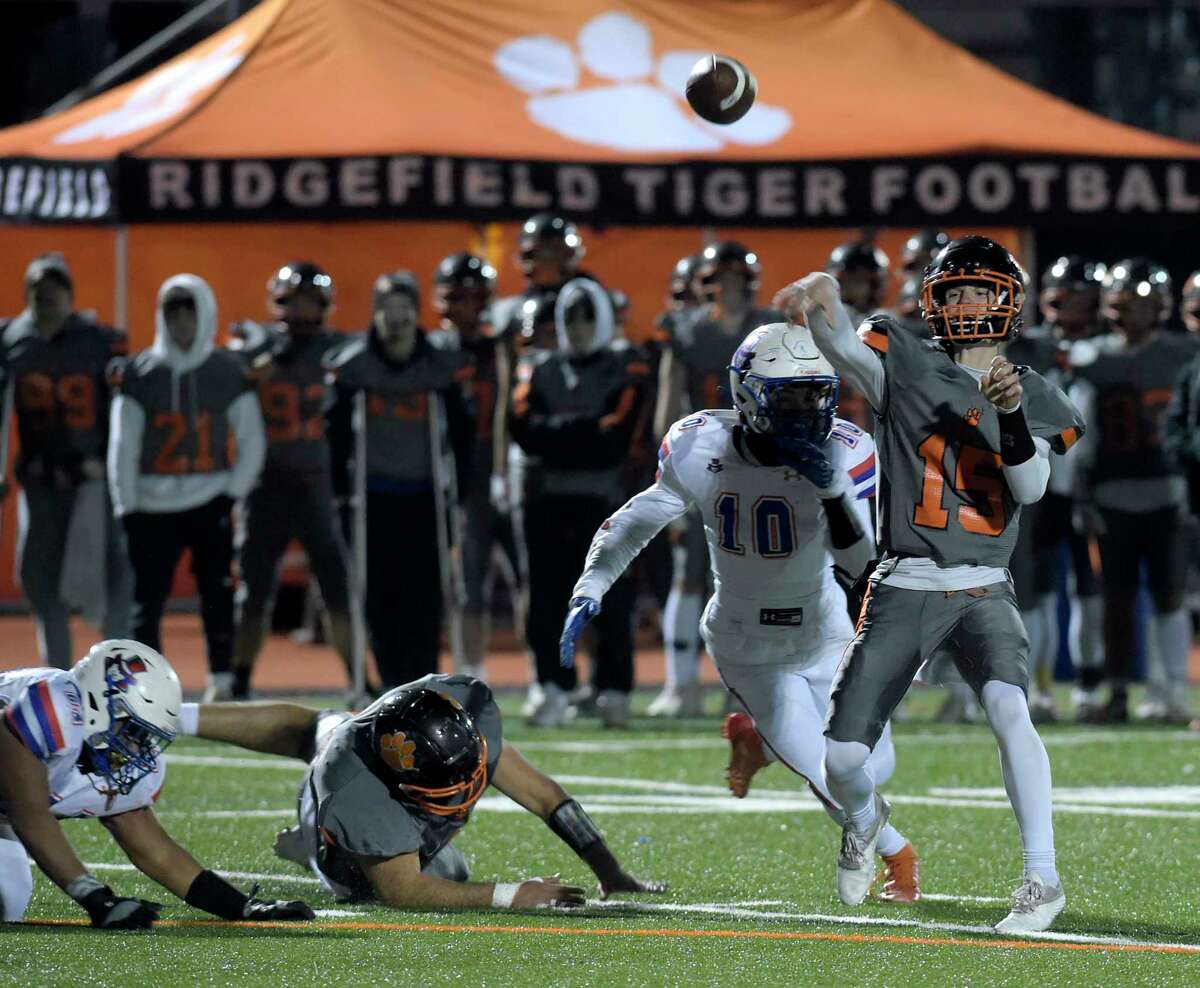 Danbury vs Ridgefield FCIAC football