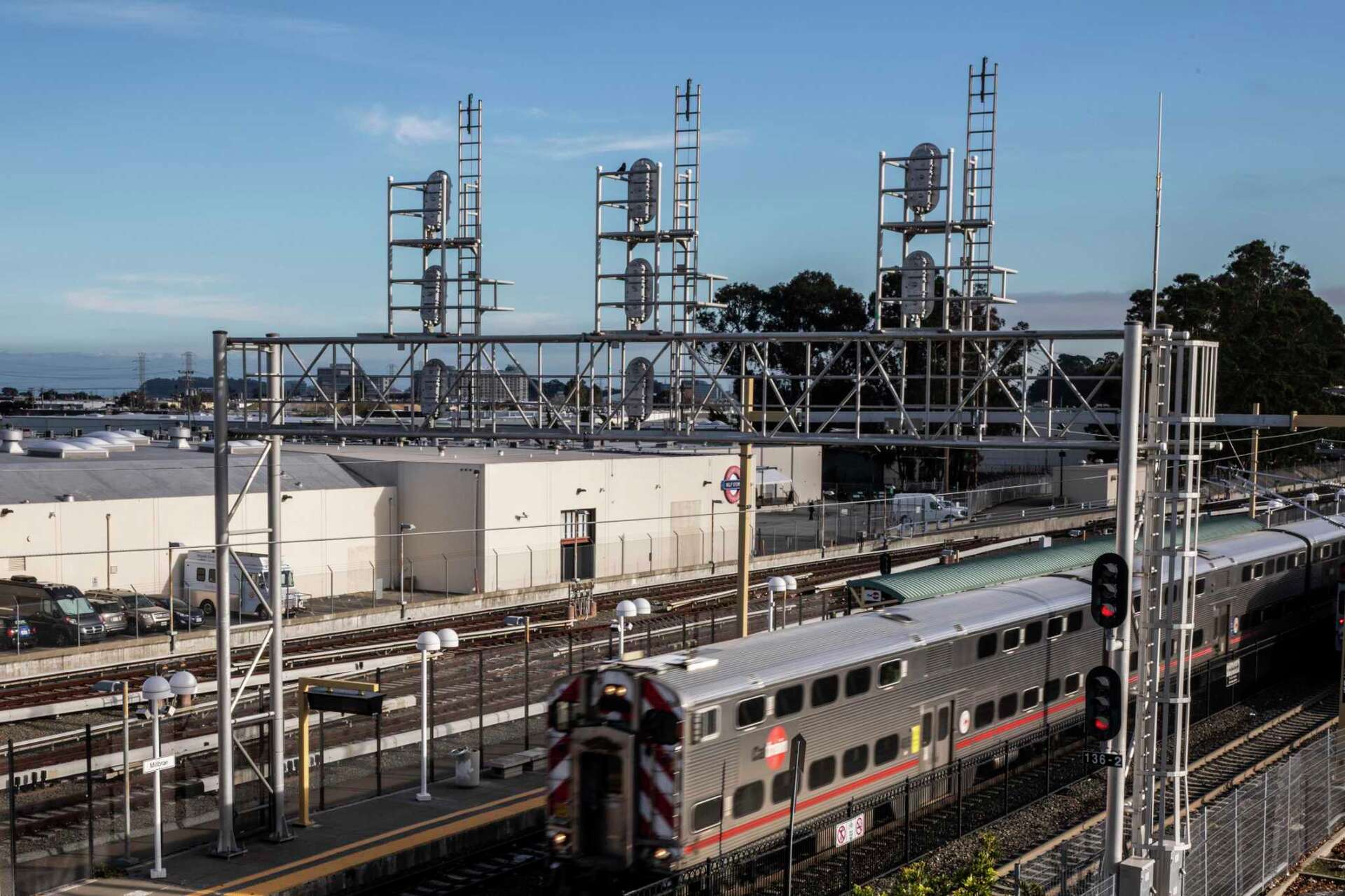 Caltrain services delayed after train strikes person