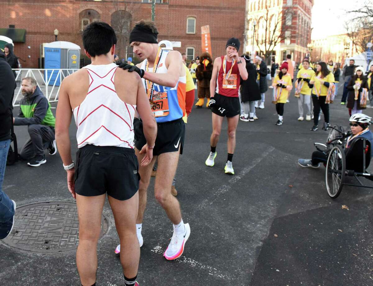 Runner disqualified after collision at Troy Turkey Trot 10K finish line
