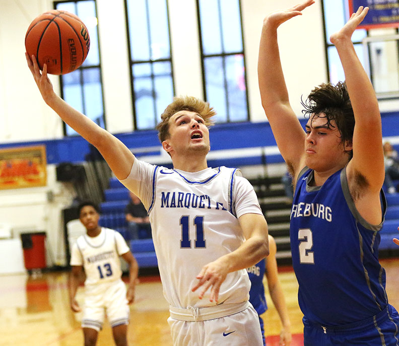 Marquette's 'great response' knocks out Freeburg at Hoopsgiving