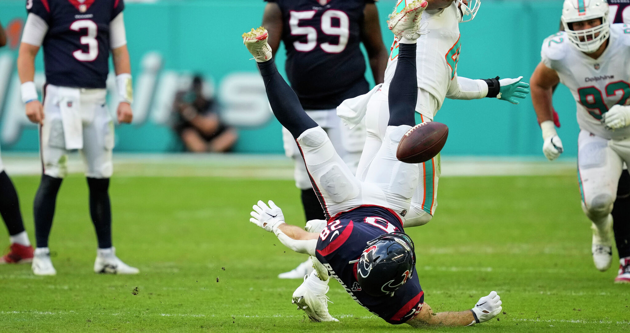 Houston Texans injury report: Rex Burkhead, Christian Harris