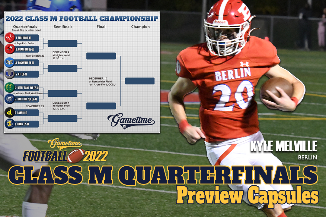 The 2022 CIAC Class M Football Quarterfinal Preview Capsules