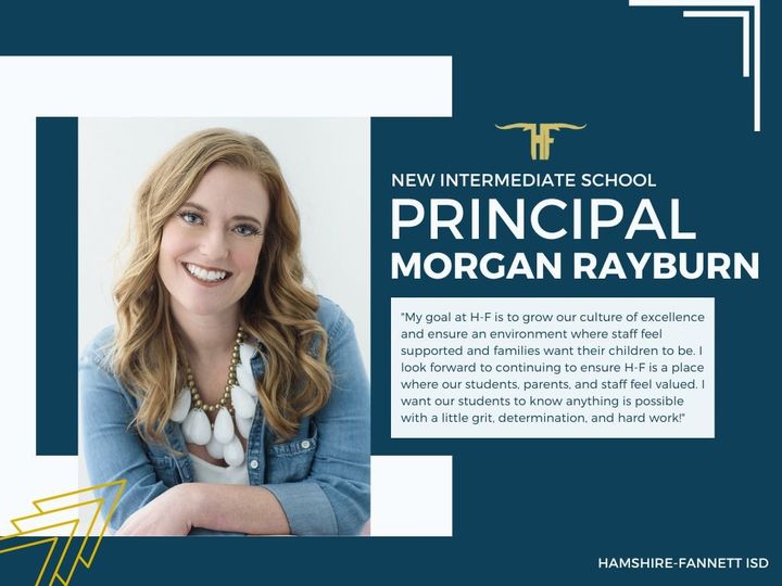 Hamshire-Fannett ISD promotes Morgan Rayburn to principal of Hamshire ...