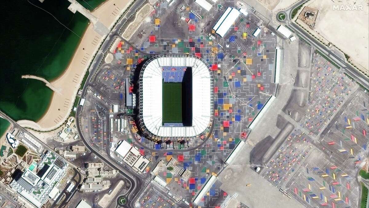 Stunning satellite images of the 2022 World Cup Qatar stadiums