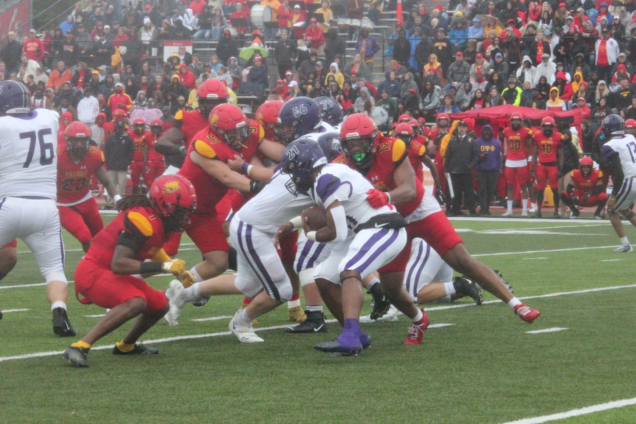 Ferris State Bulldogs defensive end Caleb Murphy has set the national ...