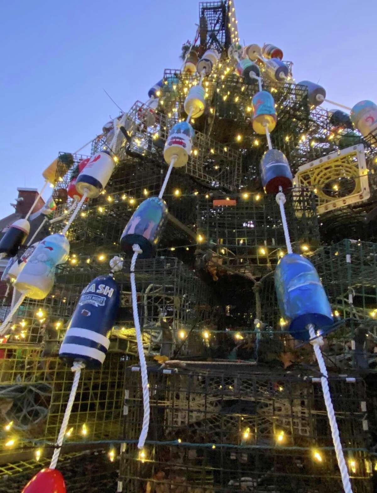 CT's lobster trap holiday trees aim to bring communities together