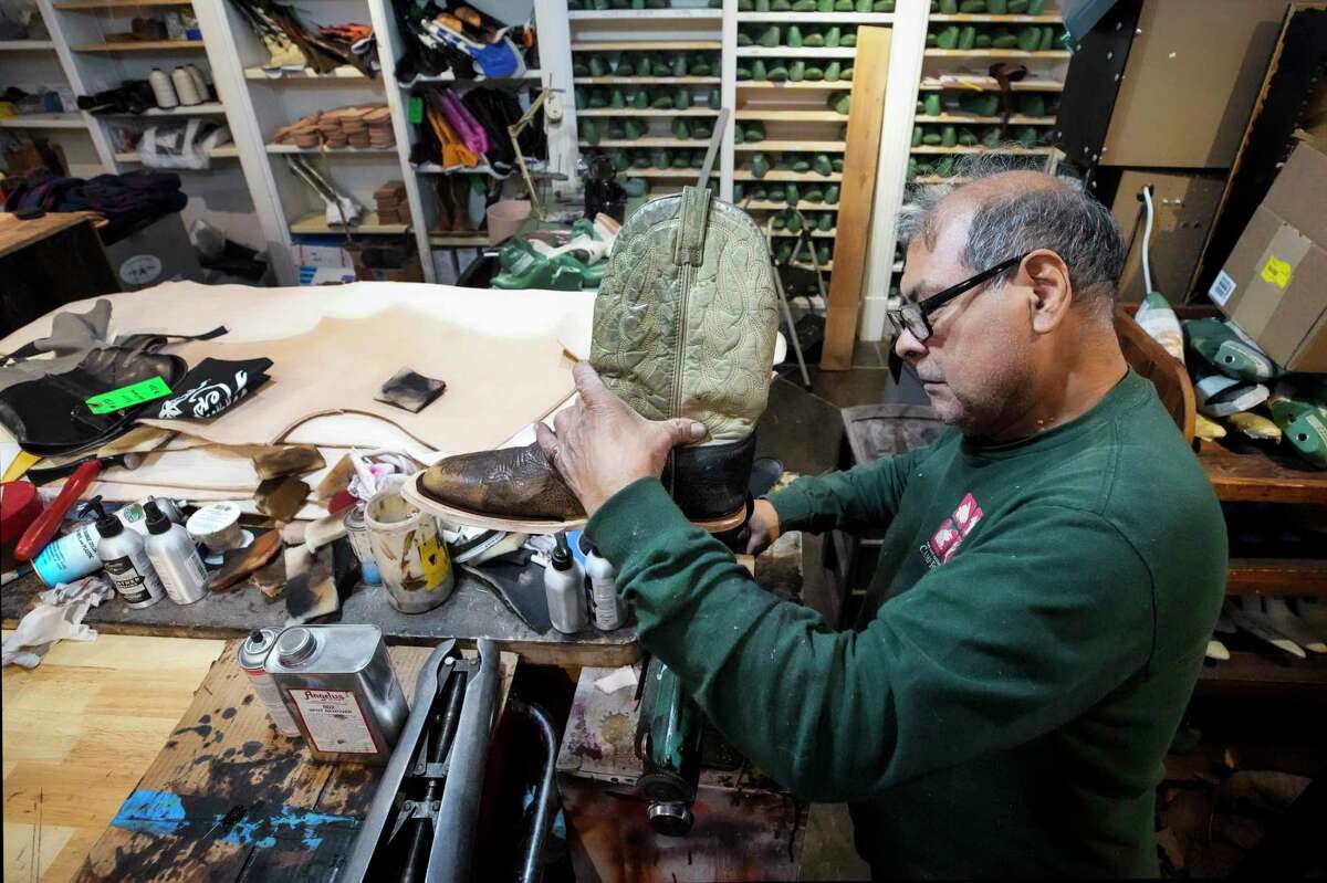 Houston custom cowboy boots are a specialty at this Heights shop