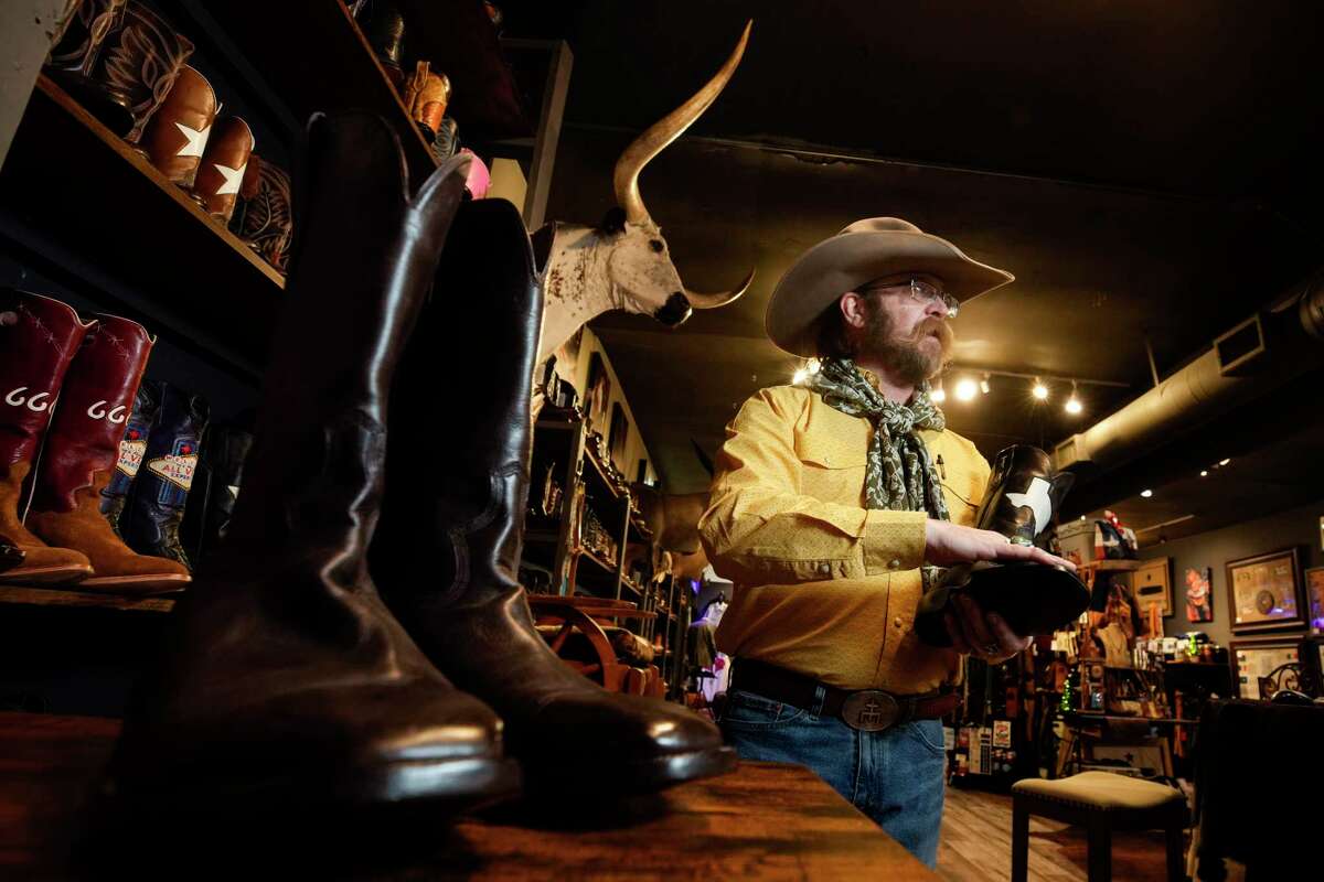 Houston custom cowboy boots are a specialty at this Heights shop