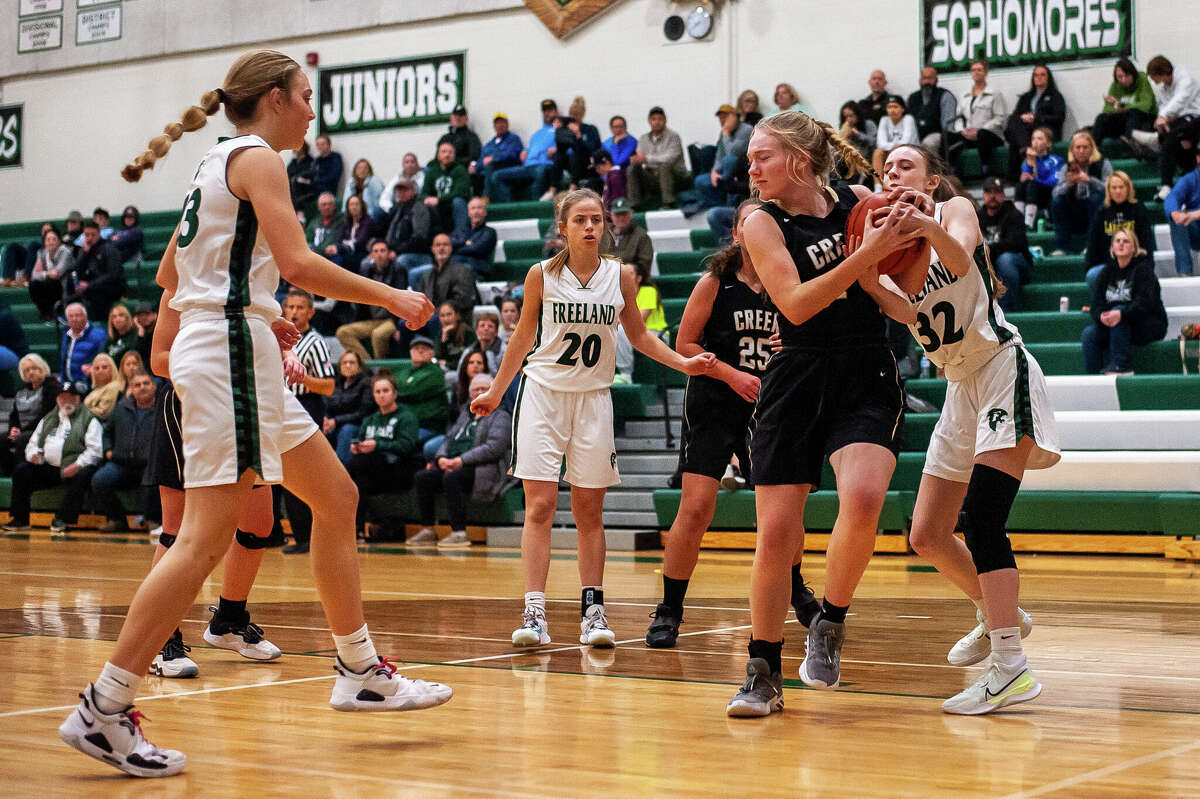 PHOTOS: Bullock Creek and Freeland high girls square off in basketball