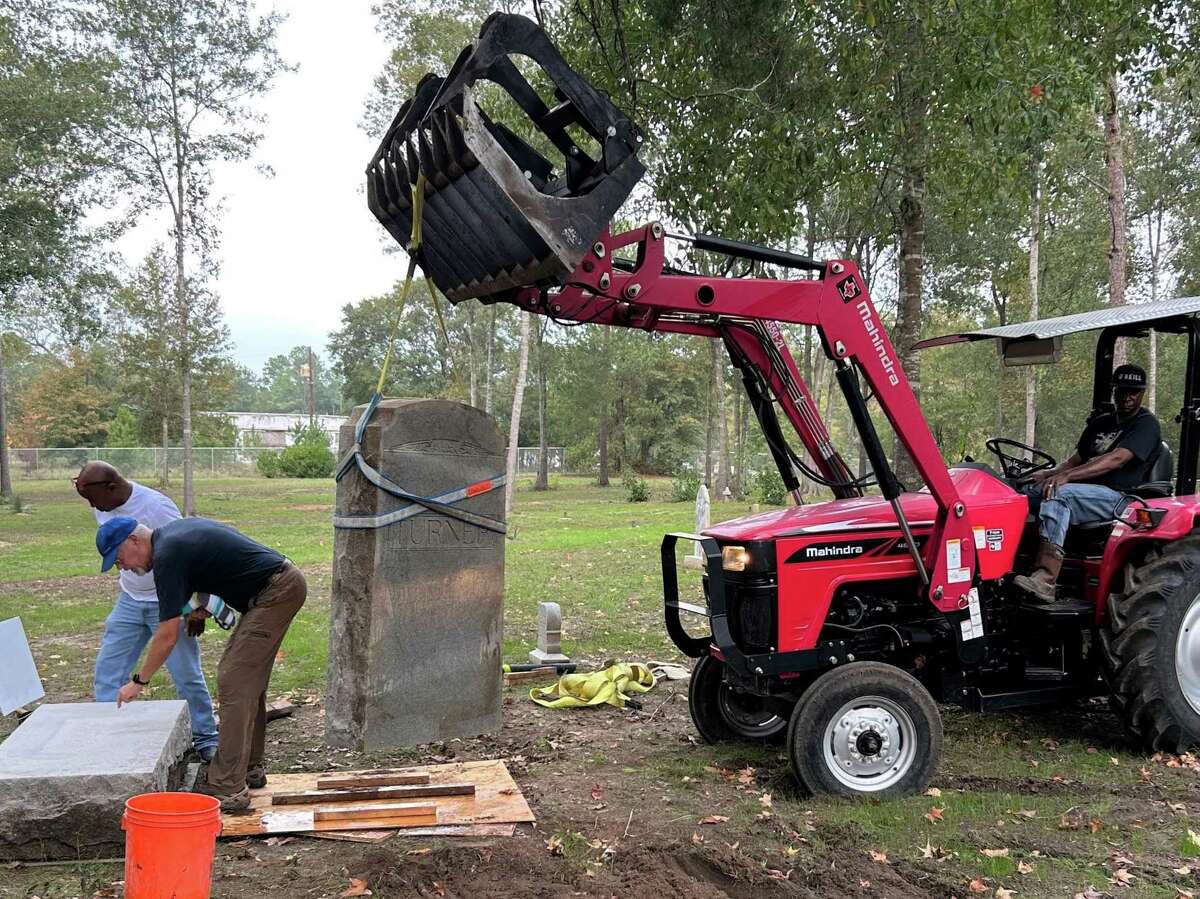 Turner family monument project complete in historic Conroe cemetery
