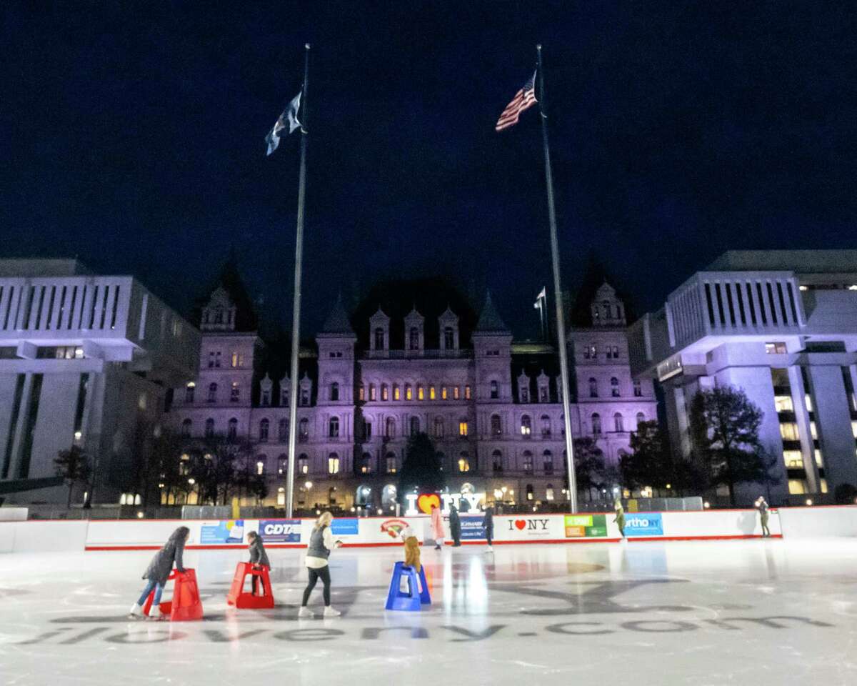 Empire State plaza skating rink now open
