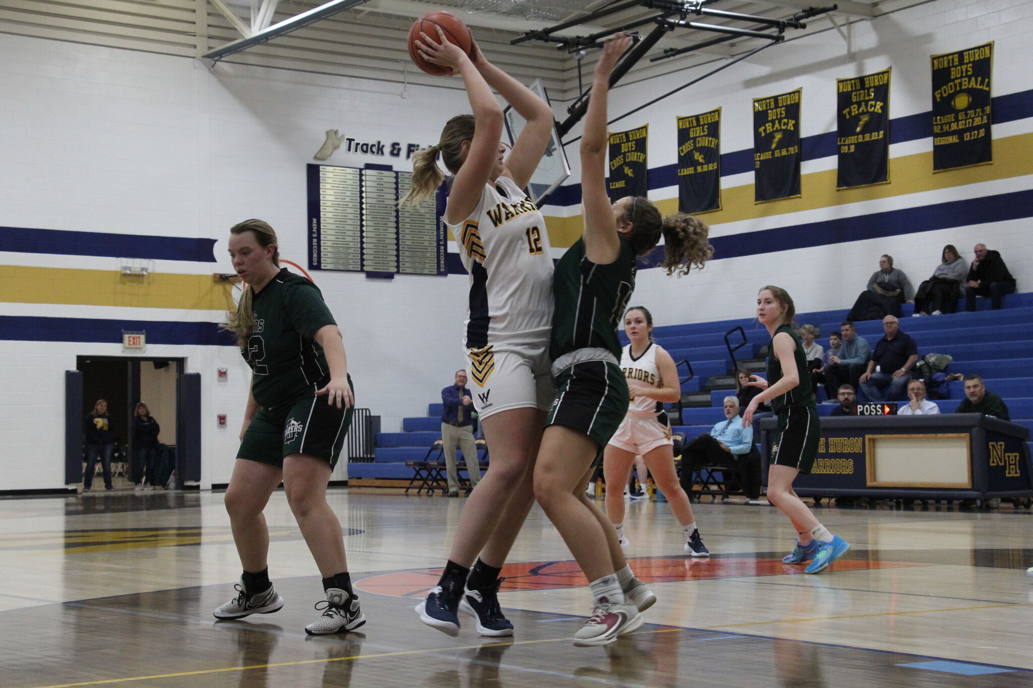 North Huron girls basketball tops Laker for first win of season