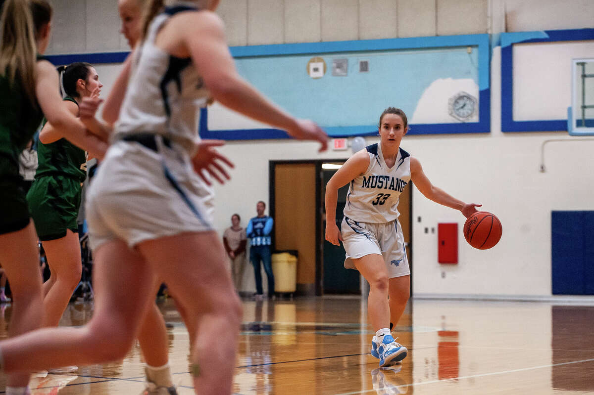 PHOTOS: Meridian clashes with Clare in girls basketball