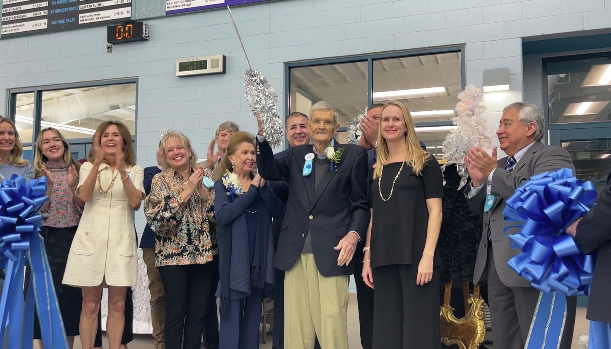 A day of celebration: UISD dedicates aquatic center to Carrol E. Summers