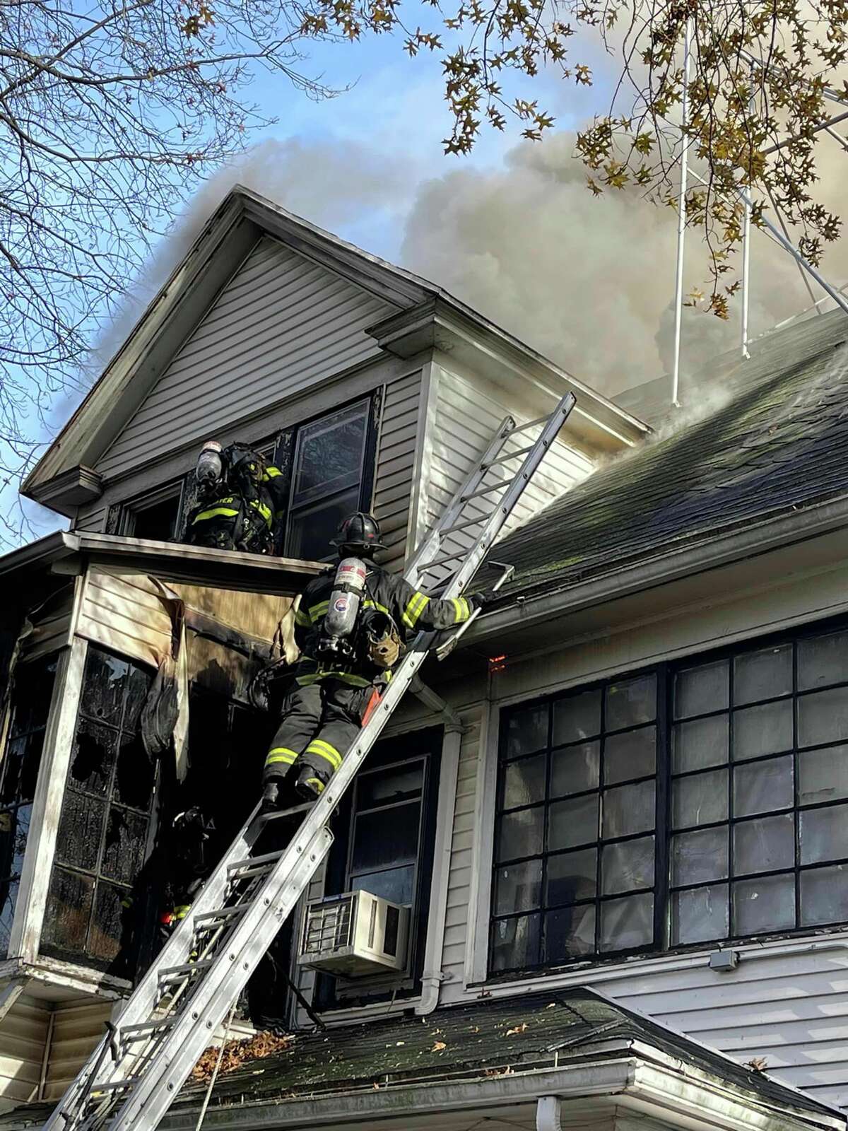 Two rescued from Hartford house fire, district chief says