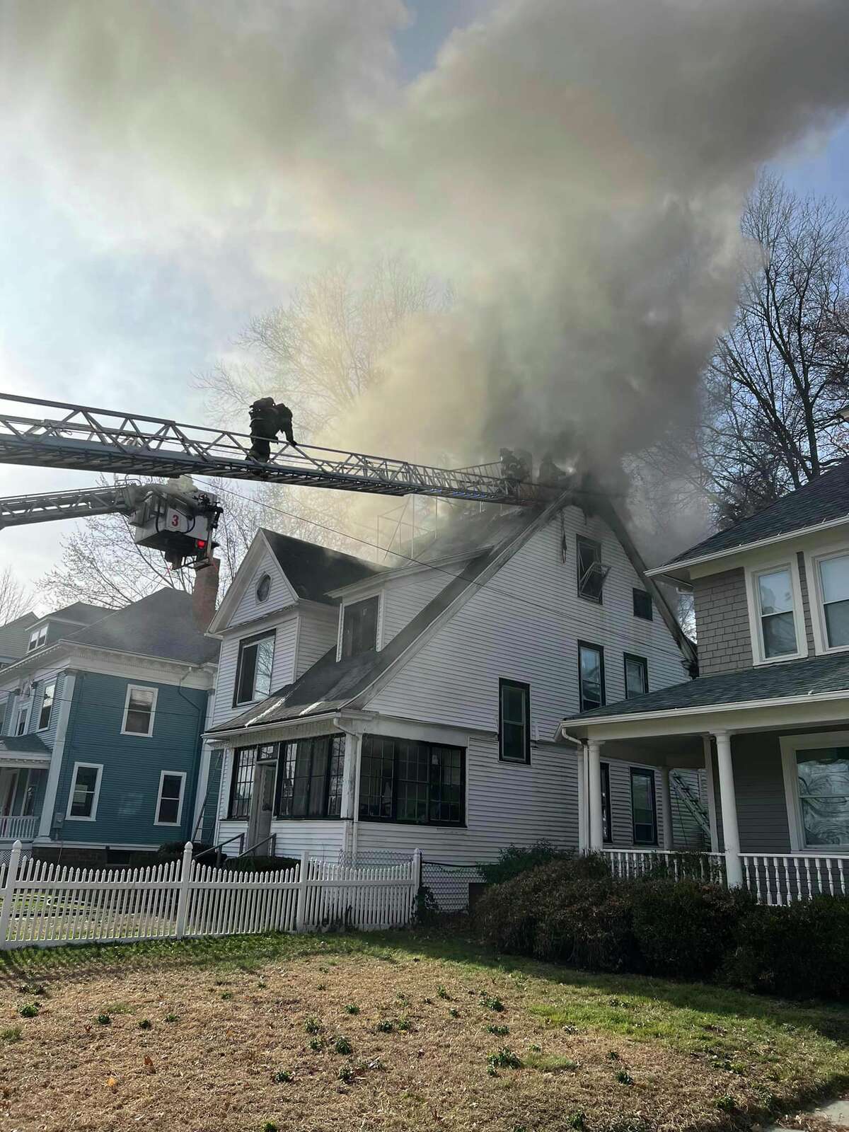 Two rescued from Hartford house fire, district chief says