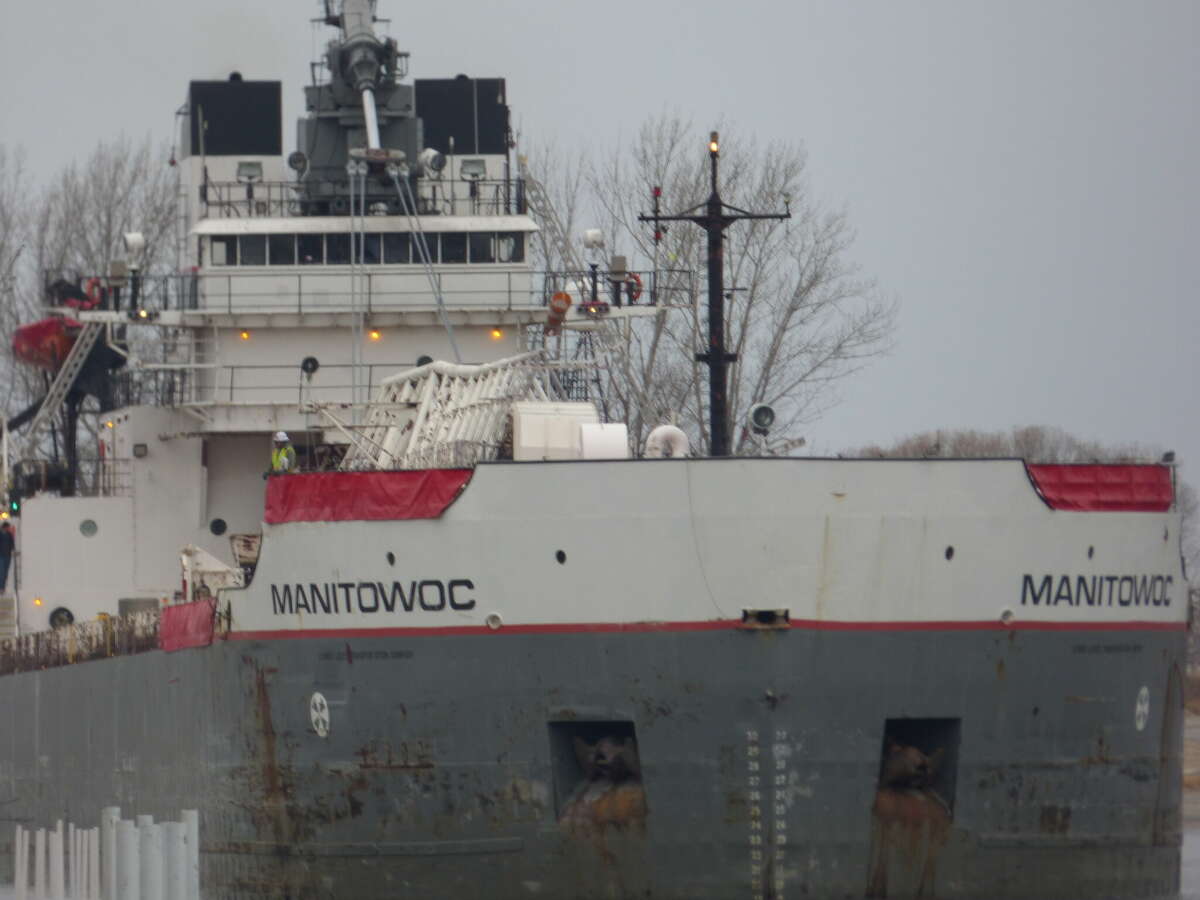 Two Great Lakes vessels visit Manistee harbor