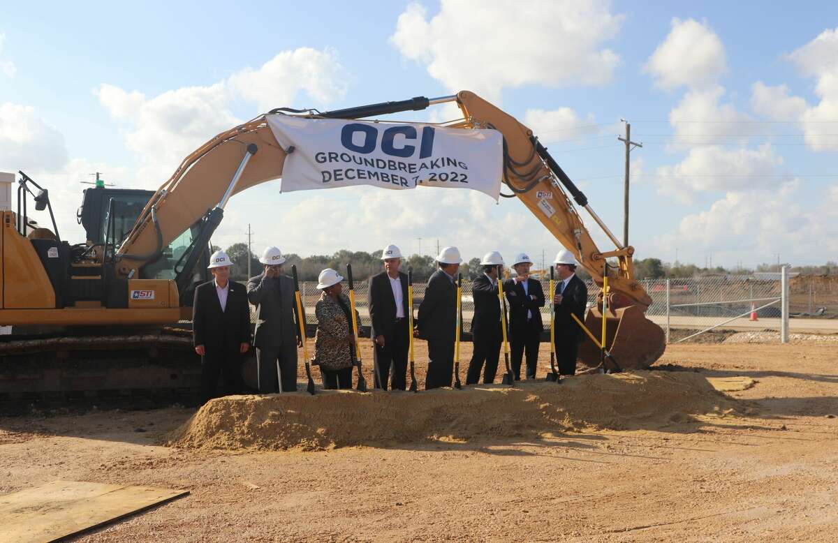 OCI breaks grounds on new blue ammonia facility in Beaumont