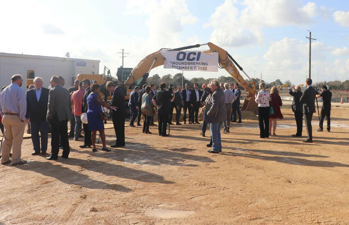 OCI breaks grounds on new blue ammonia facility in Beaumont