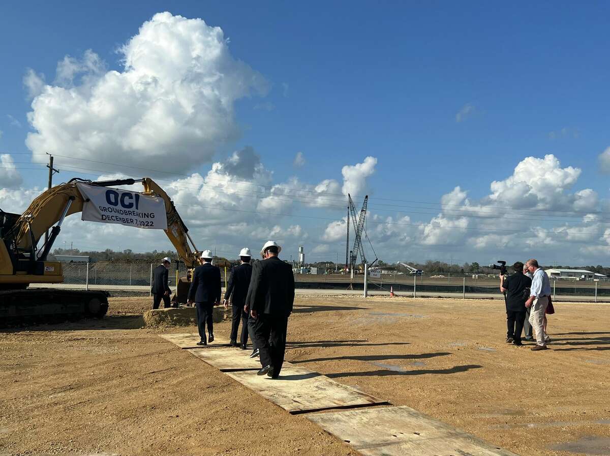 OCI breaks grounds on new blue ammonia facility in Beaumont