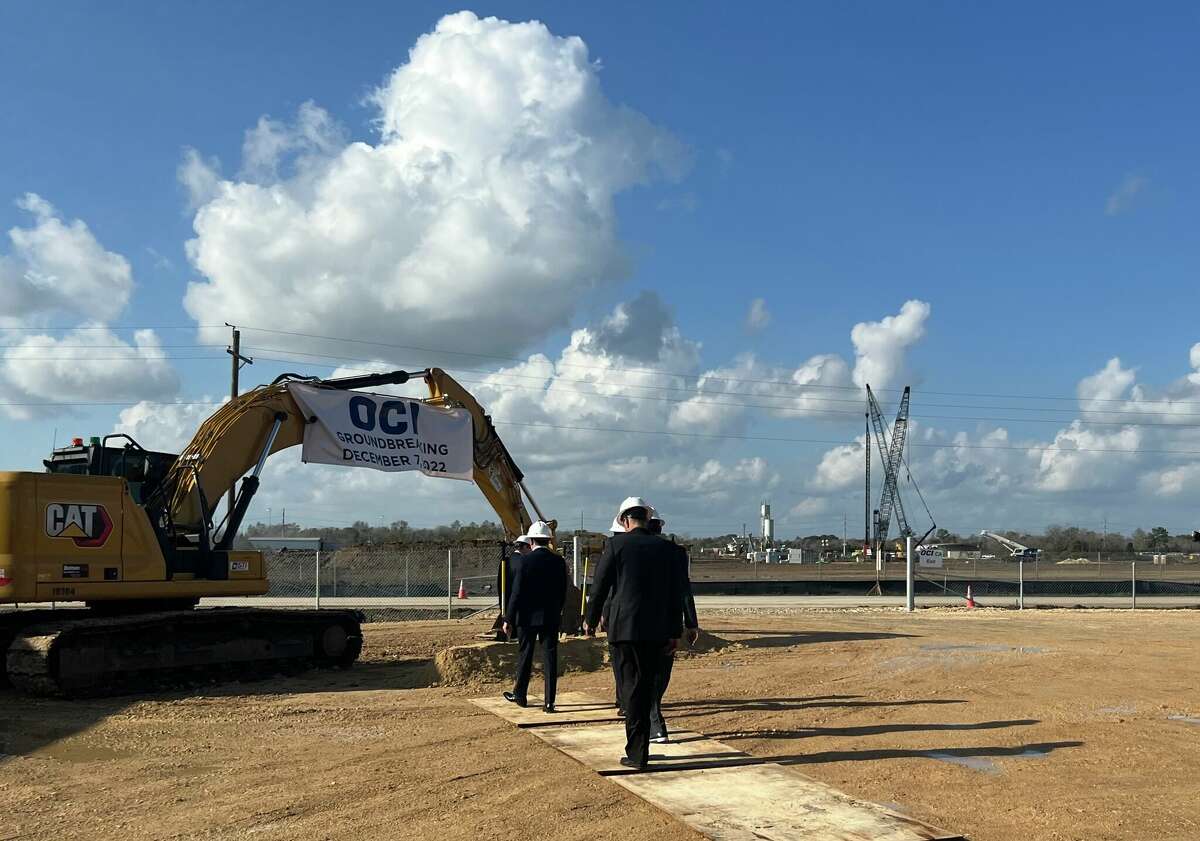 OCI breaks grounds on new blue ammonia facility in Beaumont