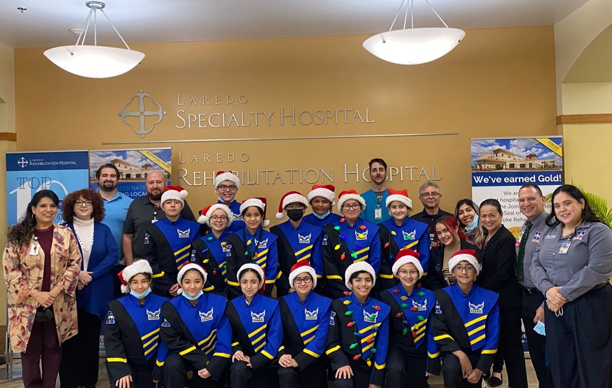 Elias Herrera band spreads holiday cheer at Laredo hospitals