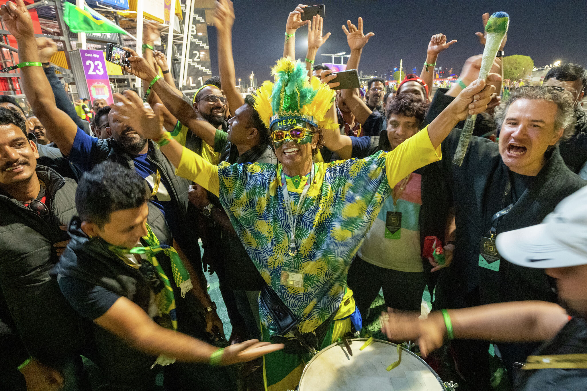 SF's Wallace Leite brings his Brazilian drum to World Cup