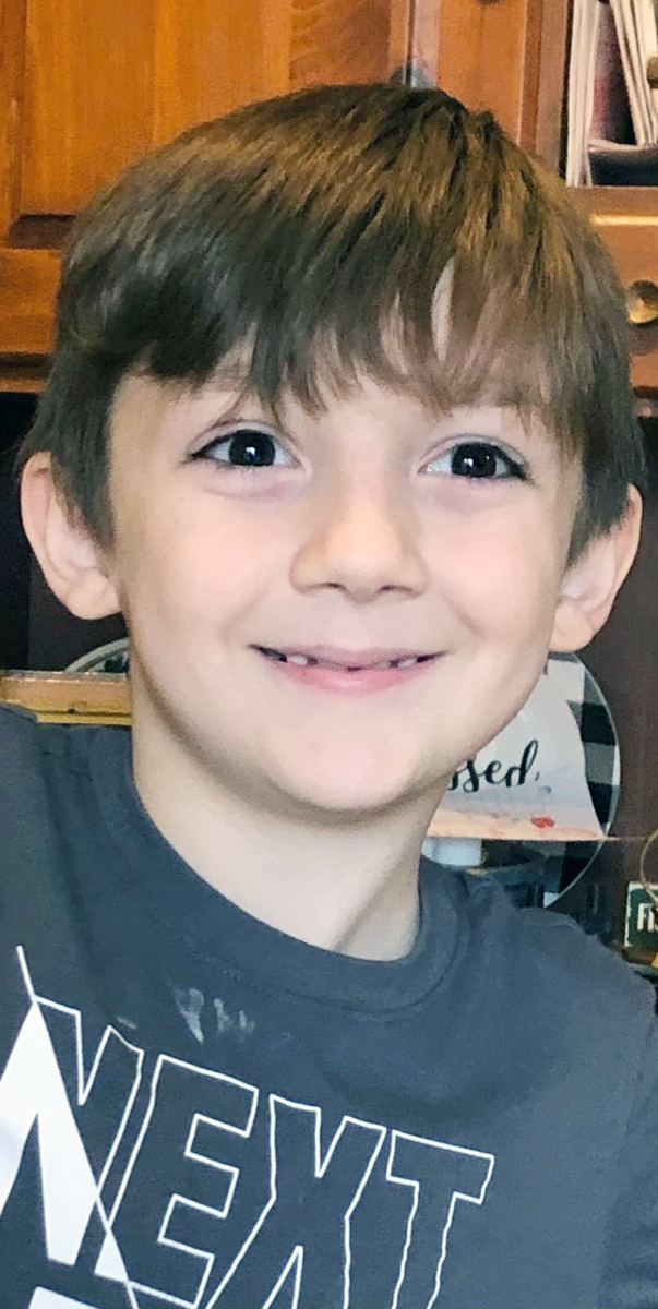 Michael Jack McCormack is celebrating his eighth birthday