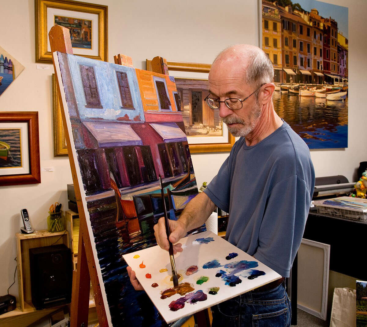 East Hampton painter Tom Swimm known for his mastery of color and light