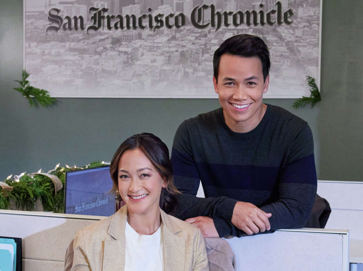 Hallmark made a movie set at a San Francisco newspaper