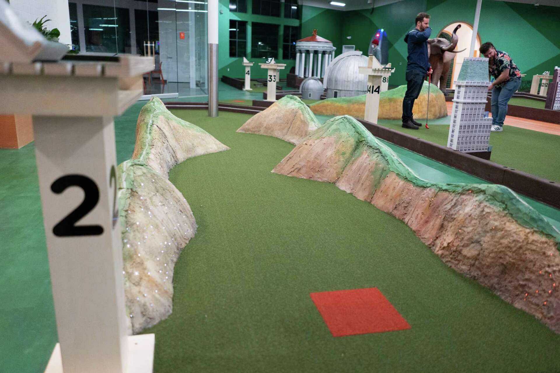 It was a Walgreens. Now it’s a mini-golf course where you can putt ...