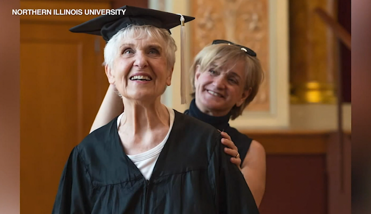 90-year-old to graduate from college, an accomplishment more than 70 ...