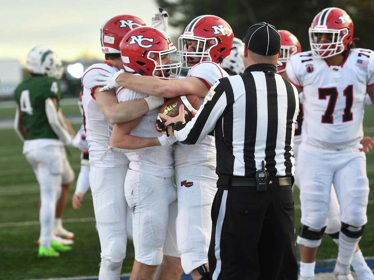 New Canaan football, Ty Groff, top Maloney in Class L final