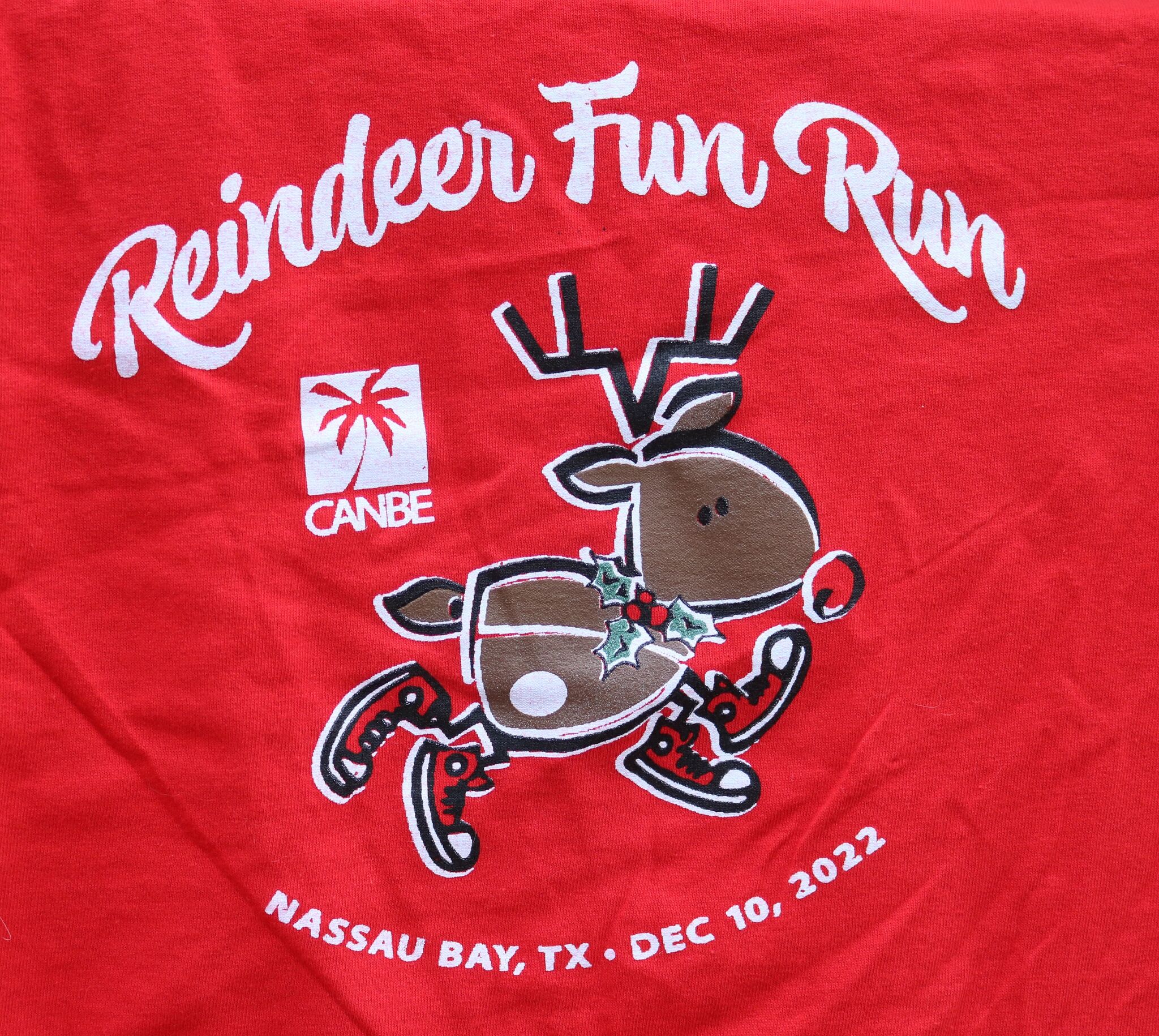 Nassau Bay's Reindeer Fun Run captured in 17:57