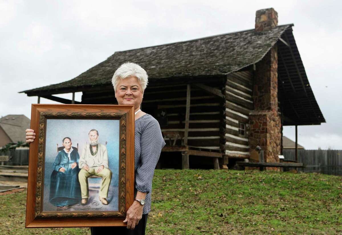 Original owners of 1867 Montgomery cabin revealed in restored portrait