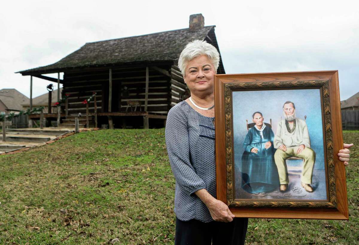 Original owners of 1867 Montgomery cabin revealed in restored portrait