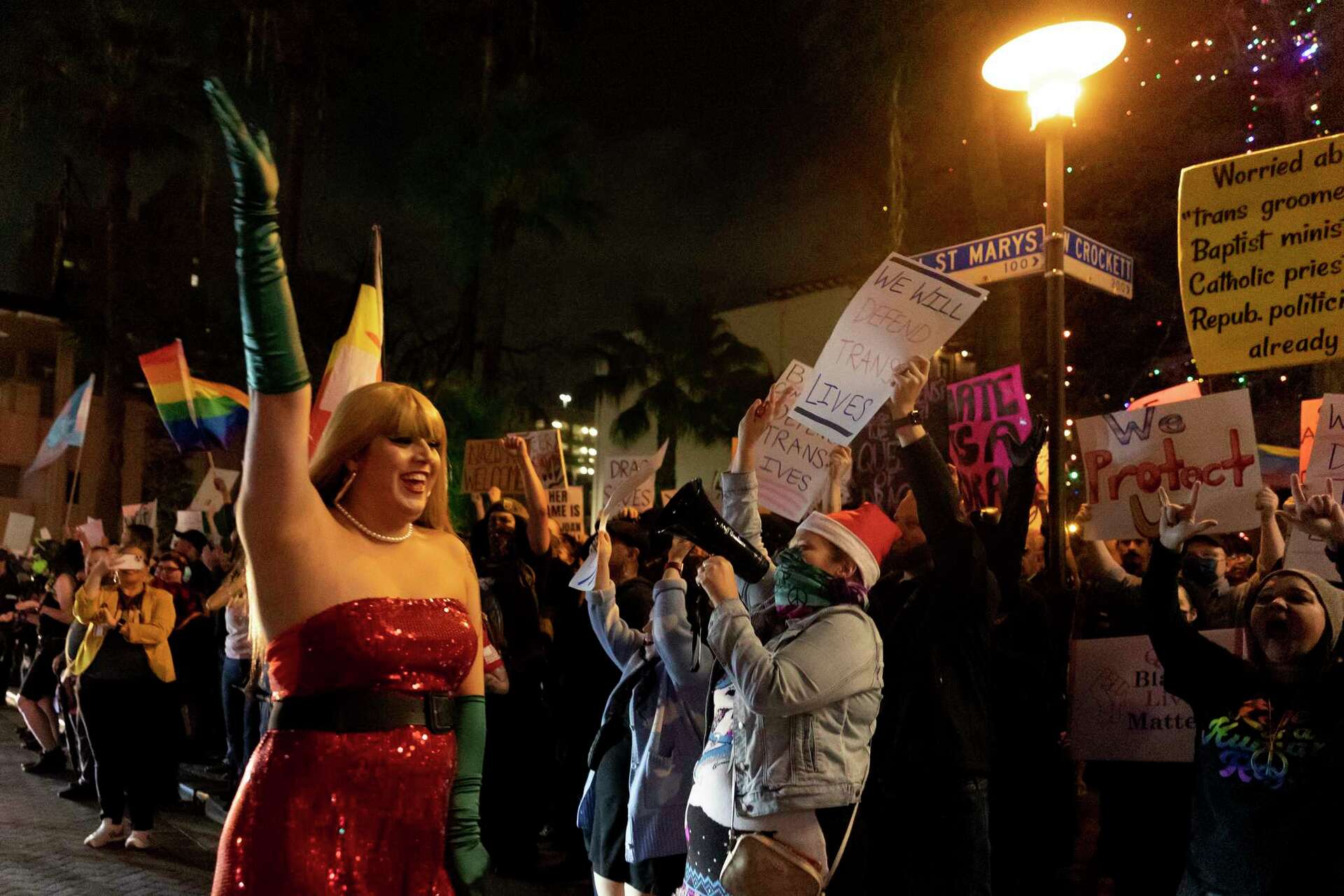 San Antonio drag show protests, counter-protests get heated